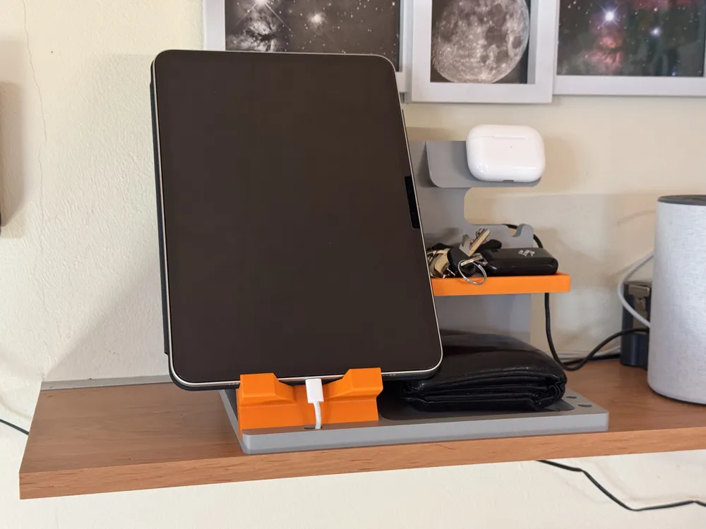 BedSide Organizer Standard (Apple/Samsung Watch) - Free 3D Print Model ...