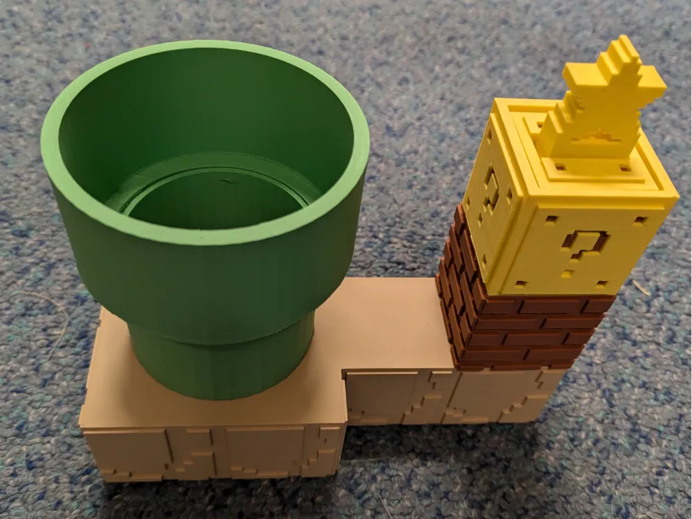 Mario warp pipe planter for Venus fly trap Remixed by waywood.ben ...