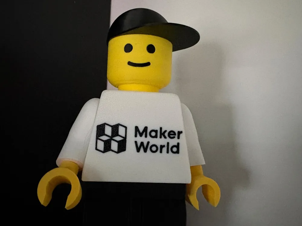 Brickman Makerworld 20cm Figur 500% – Kostenloses 3D-Druckmodell ...