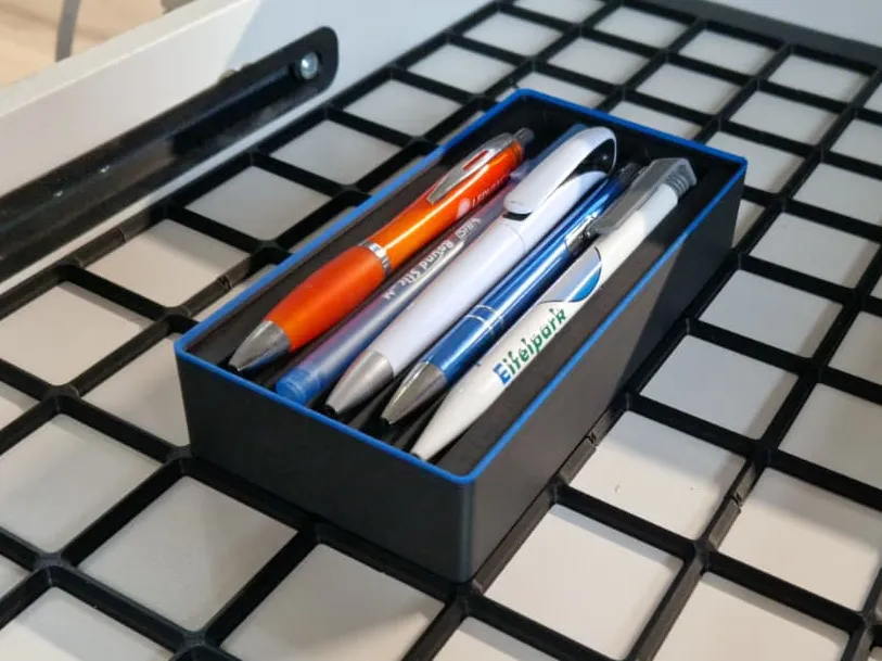 Gridfinity Pen Holder – 5 Pen Organizer (4x2) - Free 3D Print Model ...