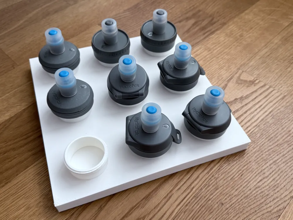 Organizador de tapones HydraPak para 9 tapones de botella por Miha ...
