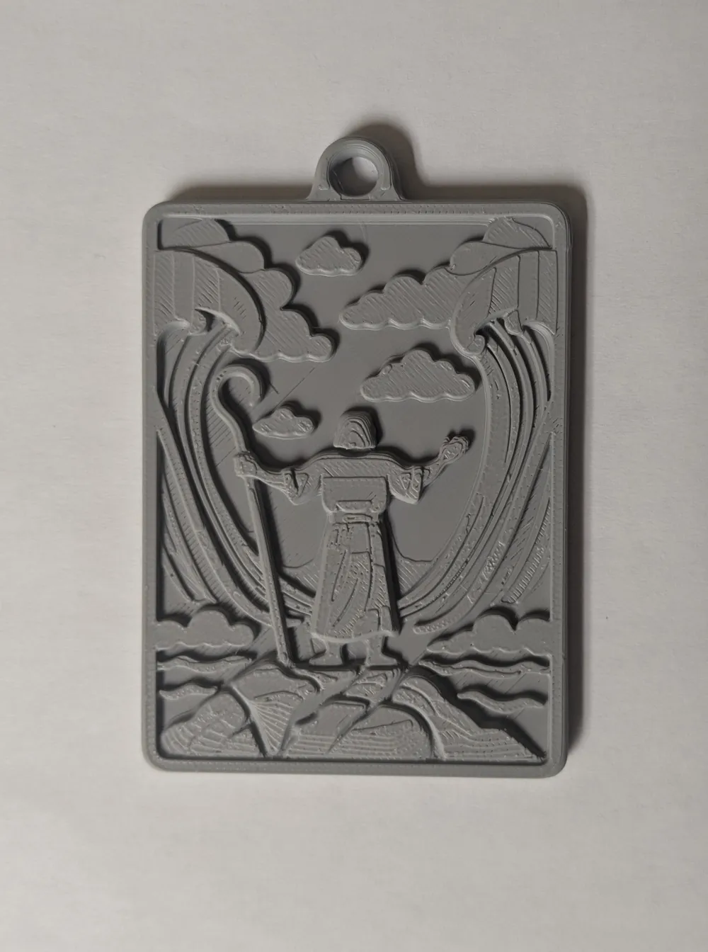 Biblical Keychain/Ornament- Moses parting Red Sea - Free 3D Print Model ...