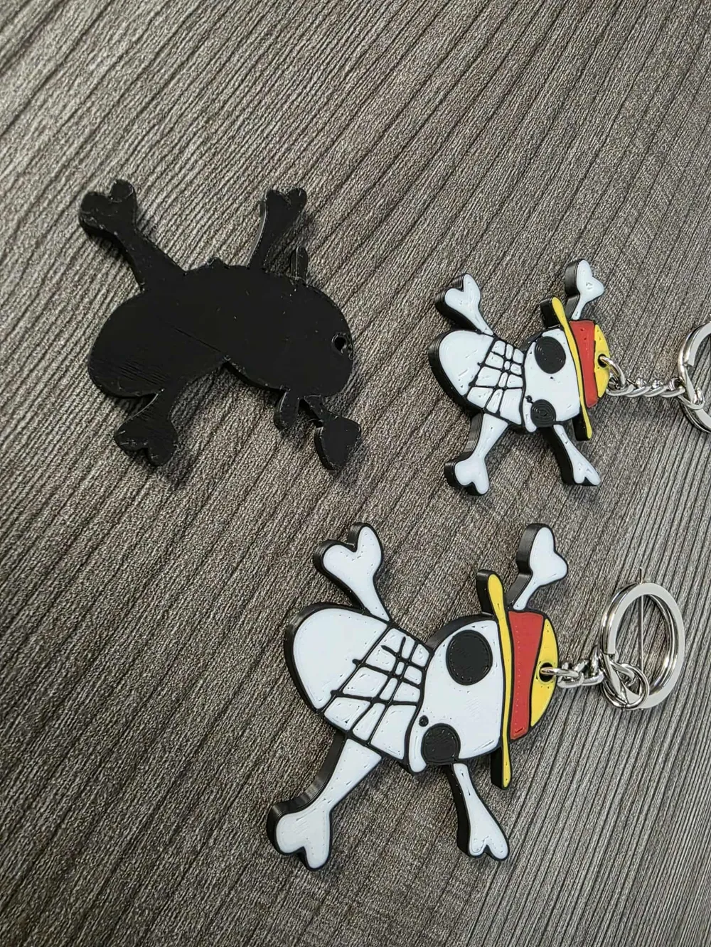 One Piece * Luffy - Jolly Roger * Keychain - Free 3D Print Model ...