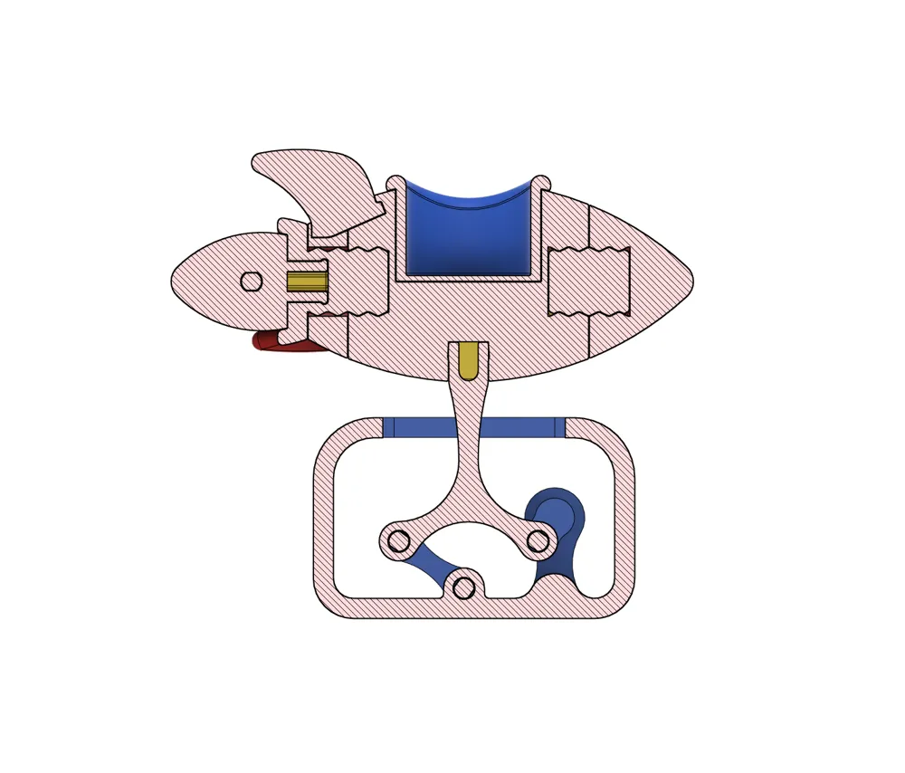 Mini Rocket Handheld Rocking Car Automaton Rocket Handle Ride - Free 3D ...