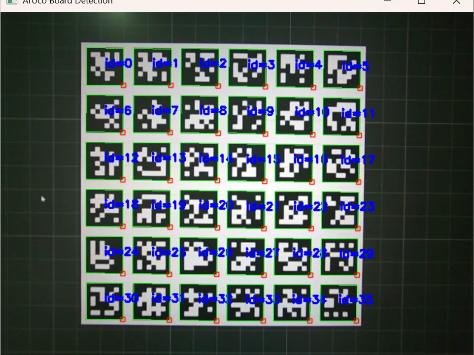 可3D打印的6x6 AprilTag标定板 来自 user_779895391 MakerWorld：免费下载 3D 模型