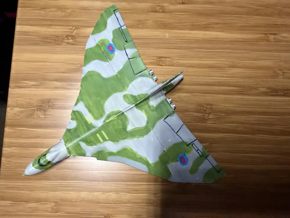 Avro Vulcan Strategic Bomber 1:200 scale - Free 3D Print Model - MakerWorld