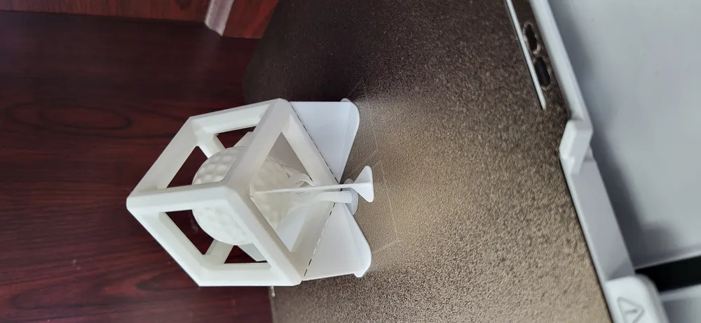 Golf ball in a cube - Free 3D Print Model - MakerWorld