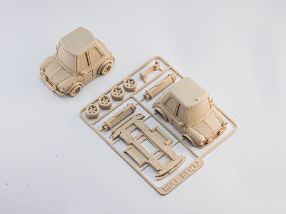 Tooned Mini Cooper 13i Kit Card - Free 3D Print Model - MakerWorld
