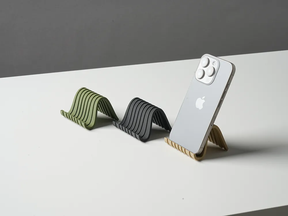 Minimalist Phone Stand - Free 3D Print Model - MakerWorld