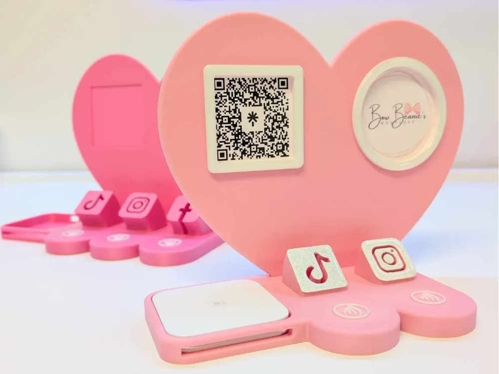 Square Reader & Social Media NFC Stand by B3D - MakerWorld