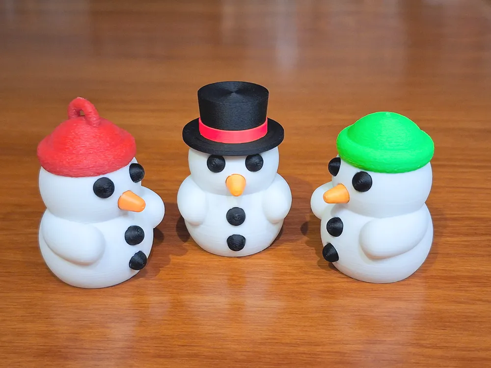 Baby Snowman - Free 3D Print Model - MakerWorld