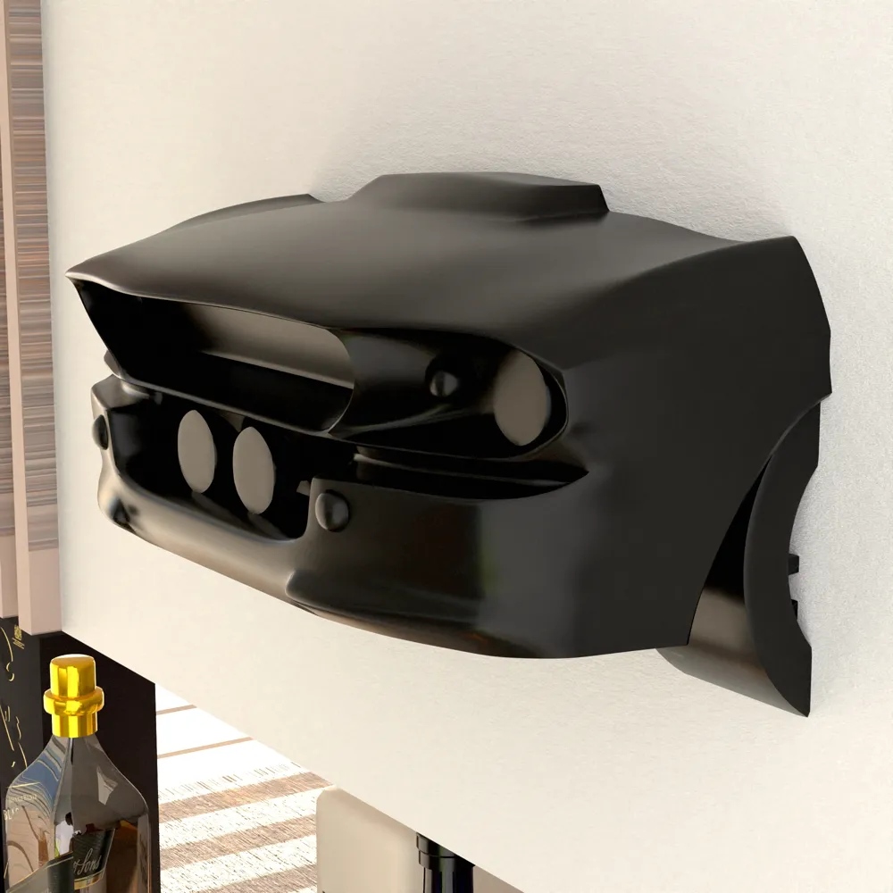 Mustang Shelby GT500 Wall-mounted - Free 3D Print Model - MakerWorld