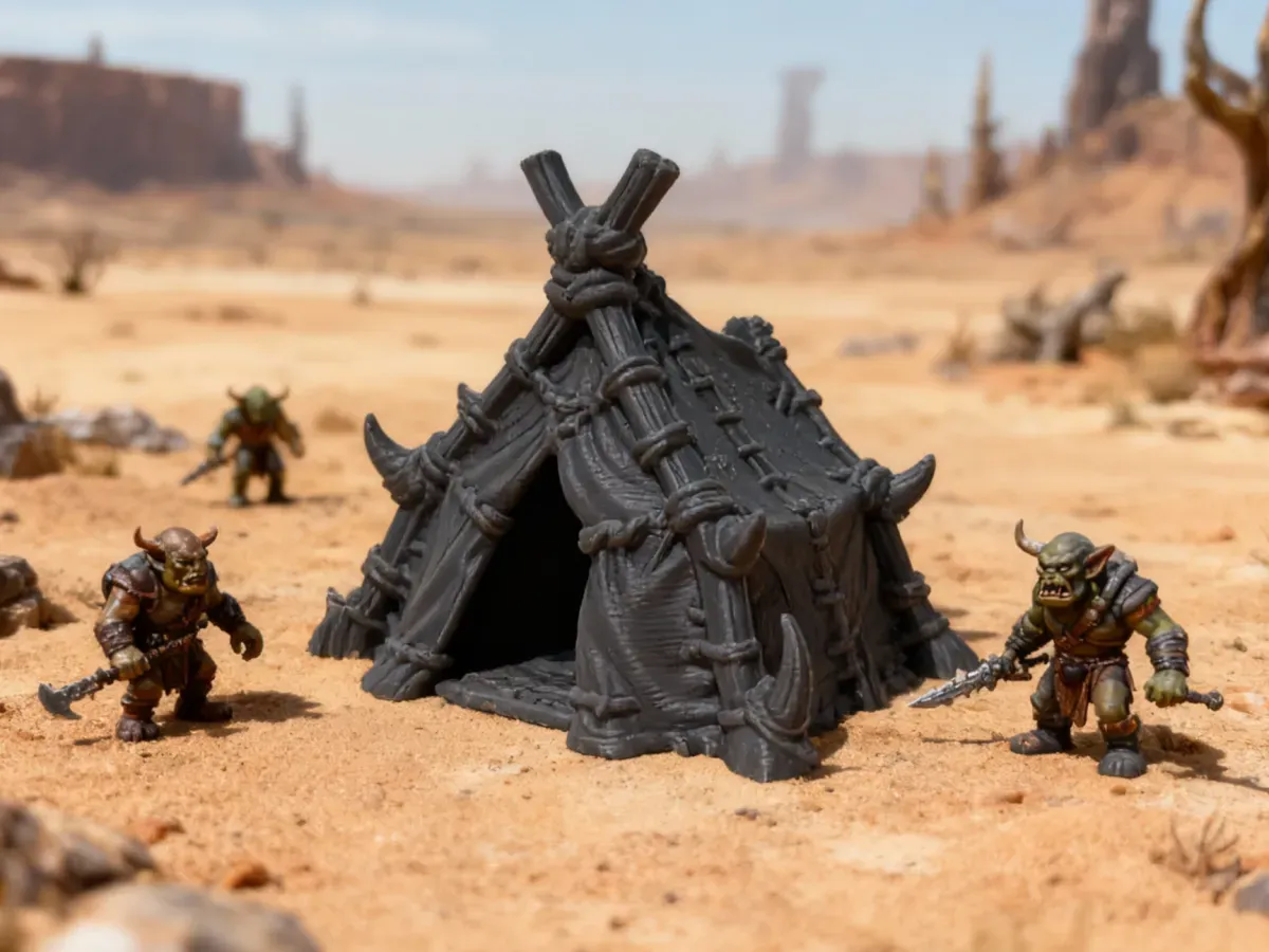 Ork-Stammeszelt - Mittel - DND-Gelände von everythingDND MakerWorld ...