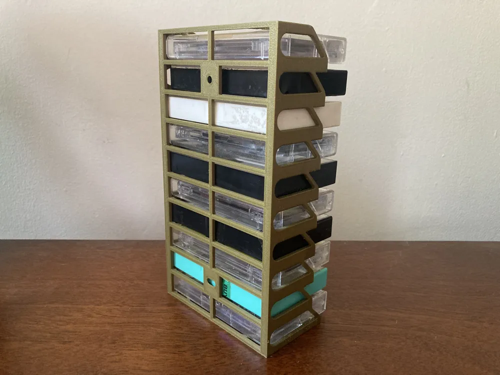 Minimal Cassette Tape Rack, Wall-mountable Holder by Prismatic ...