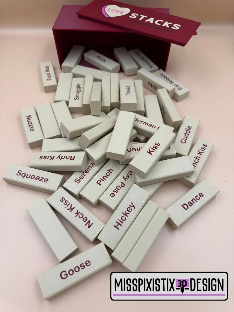 Love Stacks: A Block Stacking Game by Misspixistix - MakerWorld