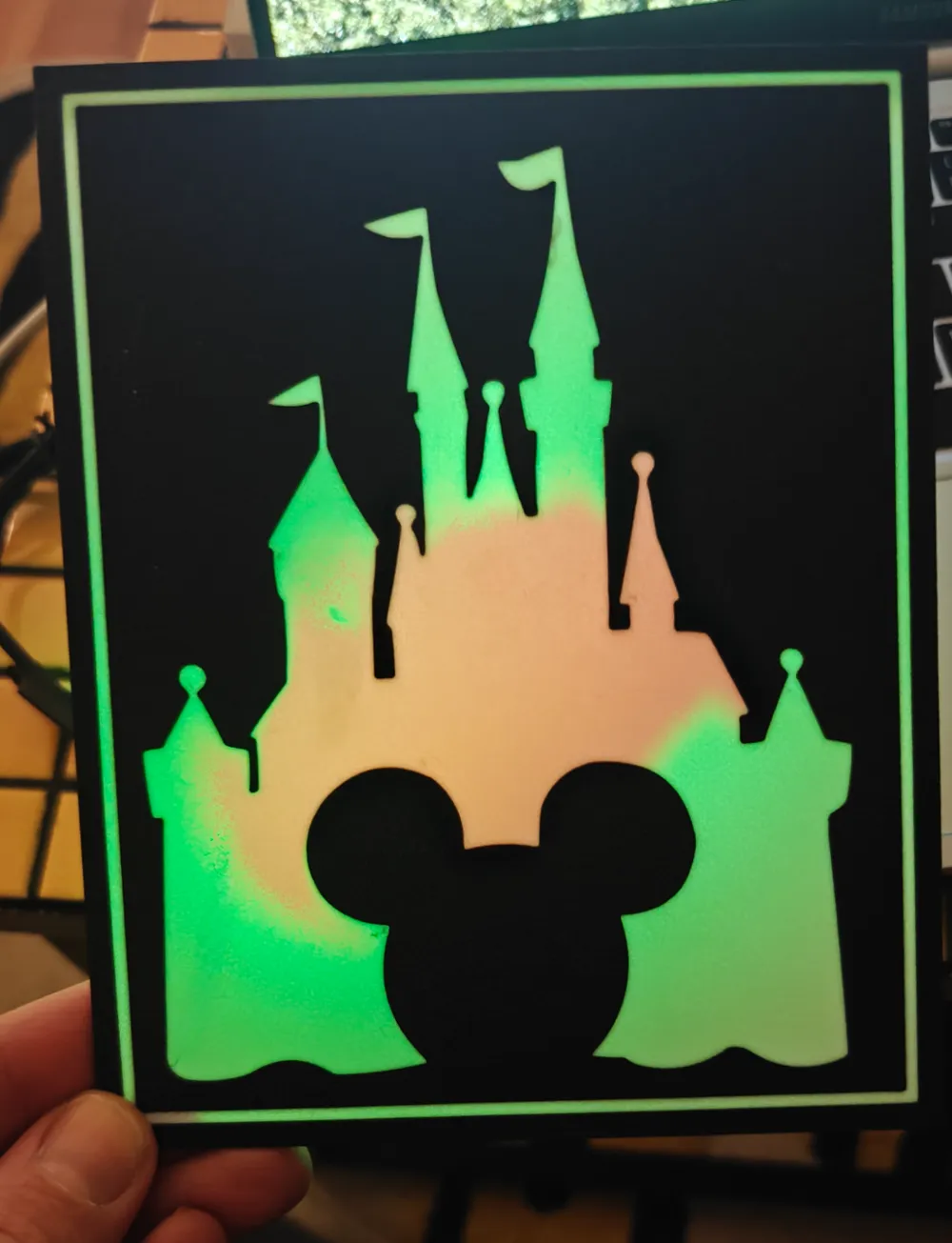 Disney Castle LED light box by VaeselMakerWorld: Download Free 3D Models
