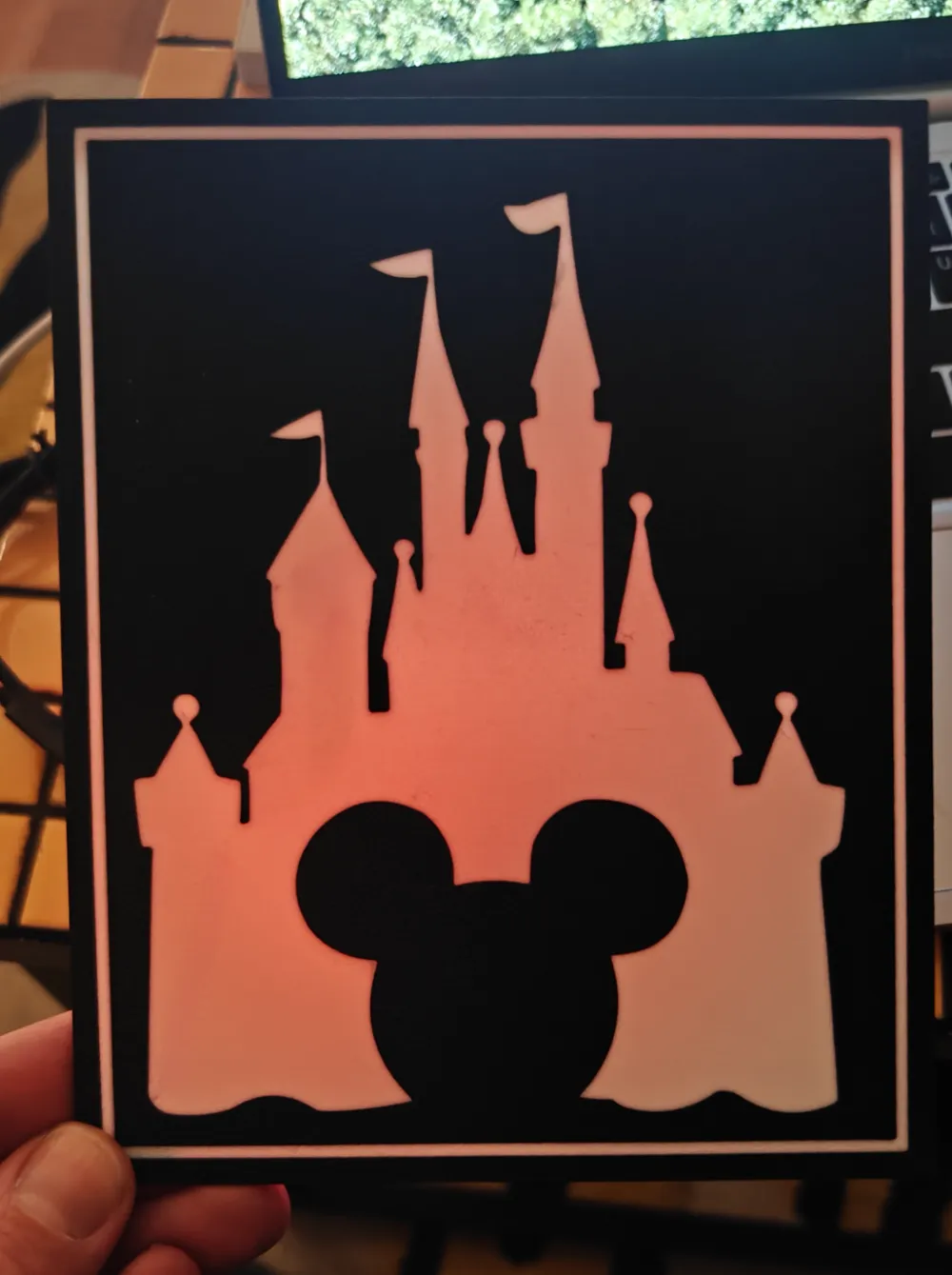 Disney Castle LED light box by VaeselMakerWorld: Download Free 3D Models