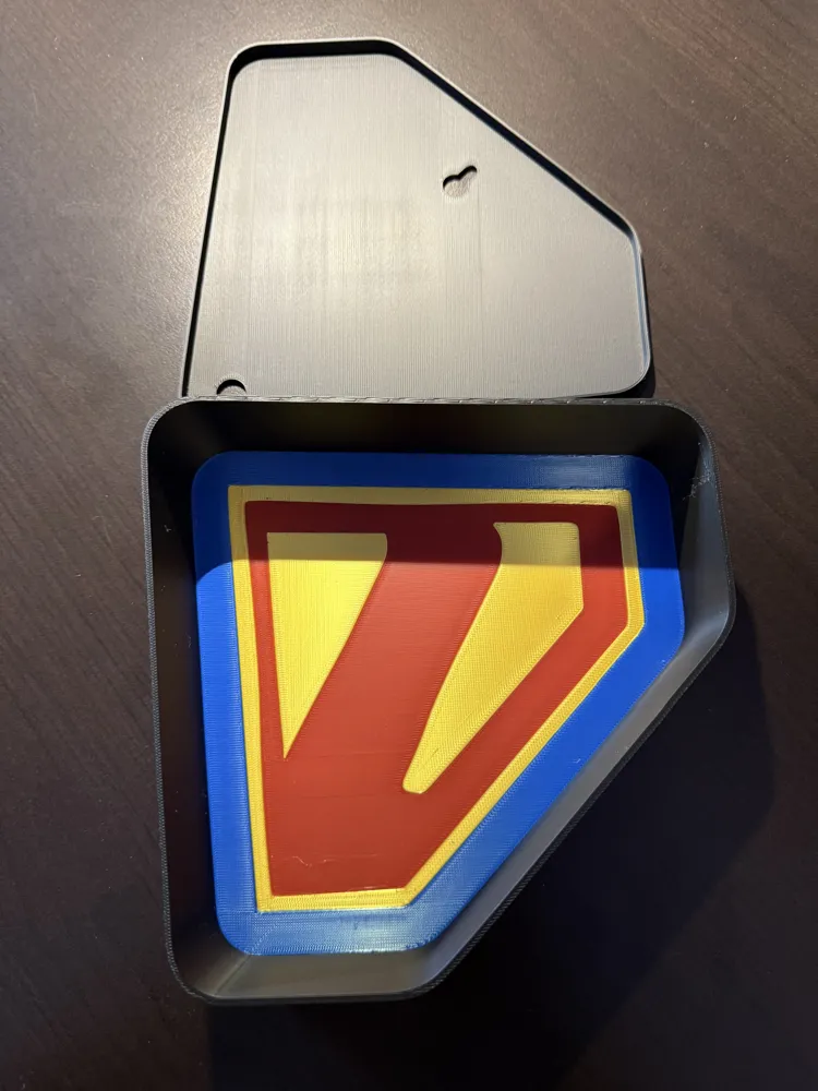 Superman 2025 Lightbox by 3D Print Vibe MakerWorld: Download Free 3D Models