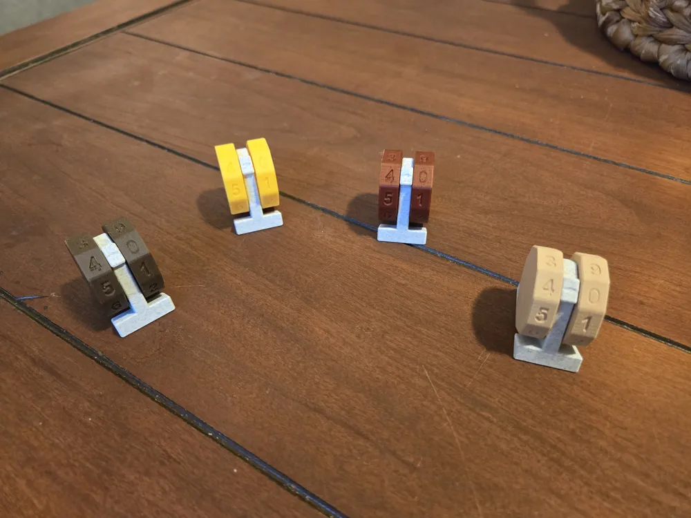 Life Counter : Magnetic Two-dial - Free 3D Print Model - MakerWorld