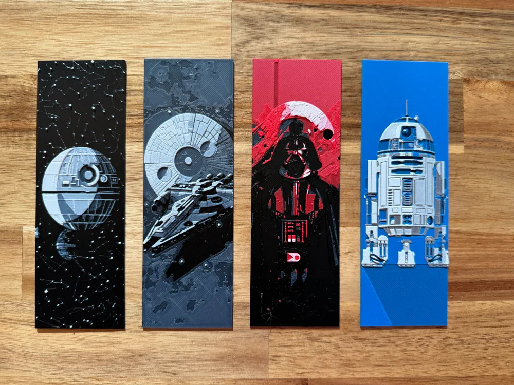 Star Wars Bookmark Collection #1 by Canadian Gamer MakerWorld: Download ...