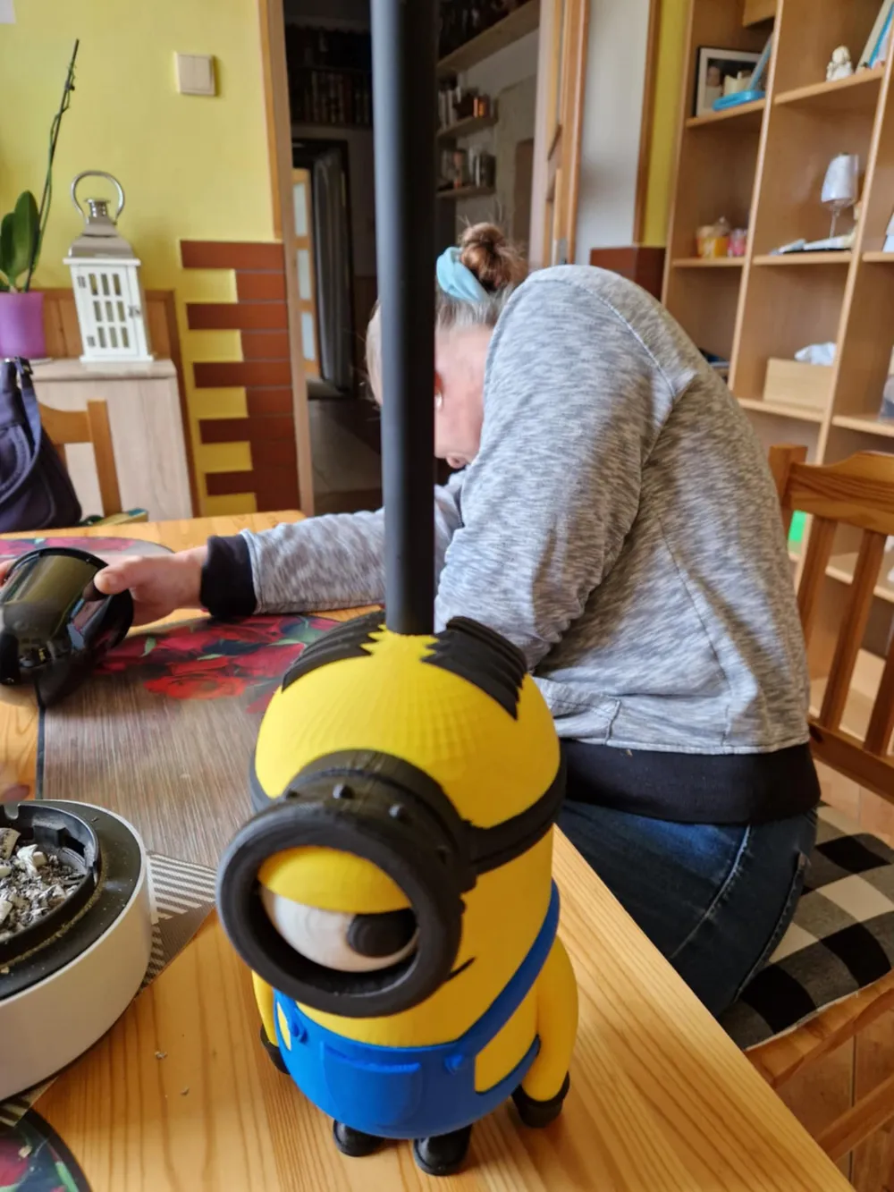 minion wc cleaner brush holder Remixed by user_1040274775MakerWorld ...