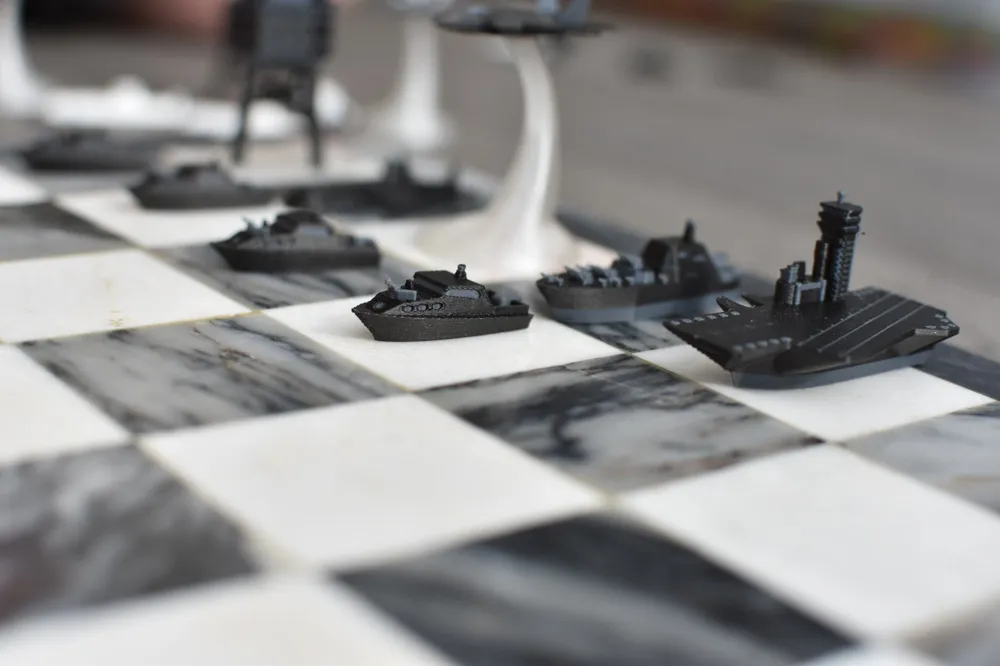 Battleship Chess Edition by Spongetron MakerWorld: Download Free 3D Models