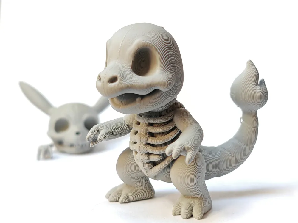 Charmander Pokémon Skeleton – Fossil Edition by billy_1411 MakerWorld ...