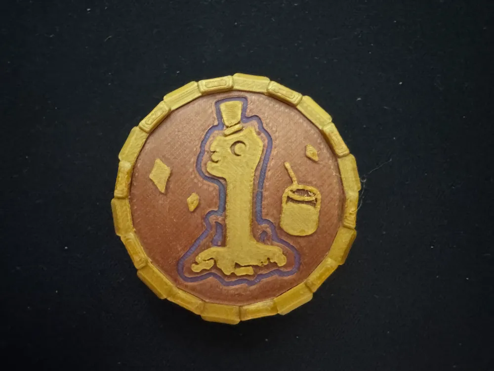 Click-clack Coin Fidget Toy with Lord of the Mysteries Insignia by user ...