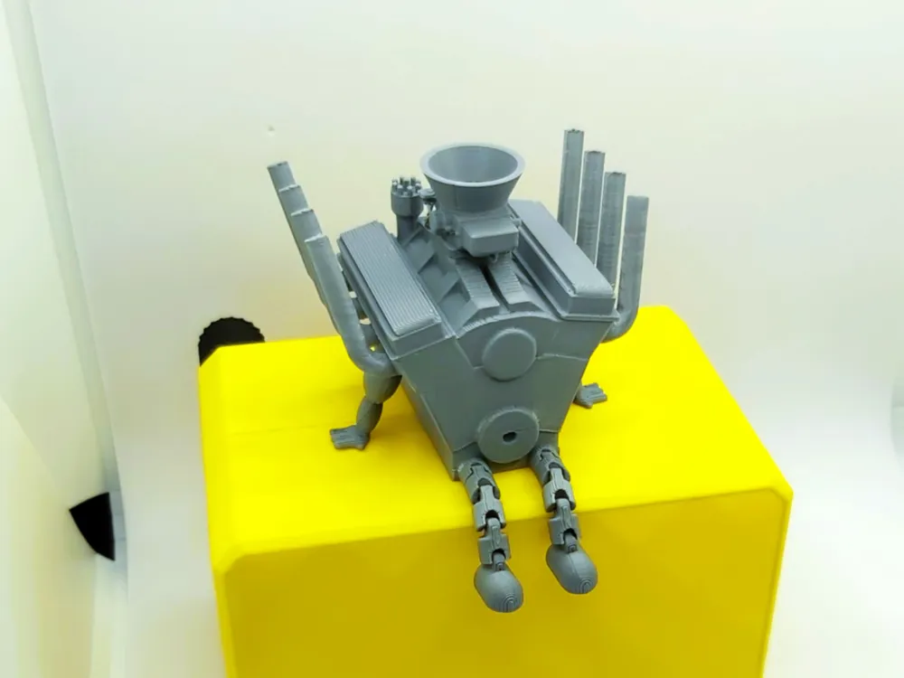 V8 Pen Holder Articulated flexi Legs - V8 Buddy - Free 3D Print Model ...