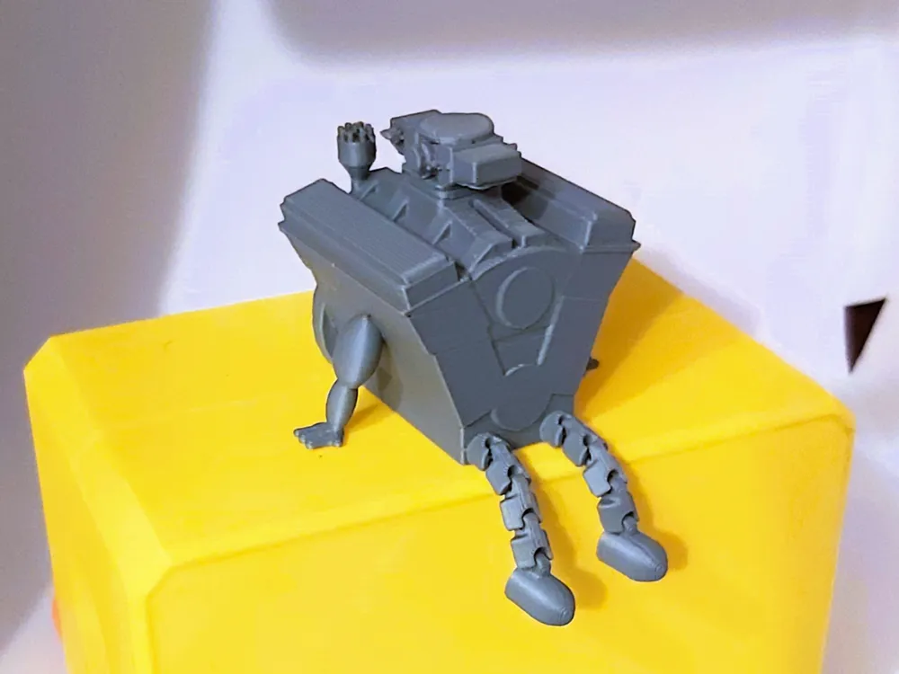 V8 Pen Holder Articulated flexi Legs - V8 Buddy - Free 3D Print Model ...