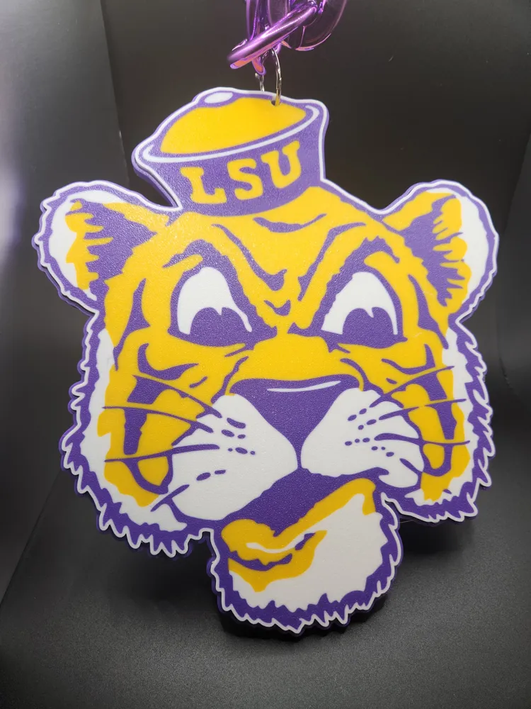 LSU 1955 Logo Vintage - 3D Printable Model by lilman.pj MakerWorld ...