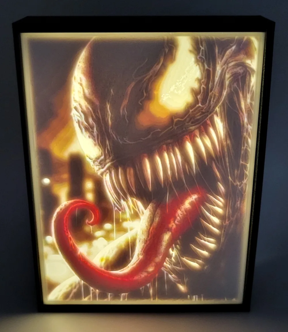 Venom CMYK Lithophane Box by mAx - MakerWorld