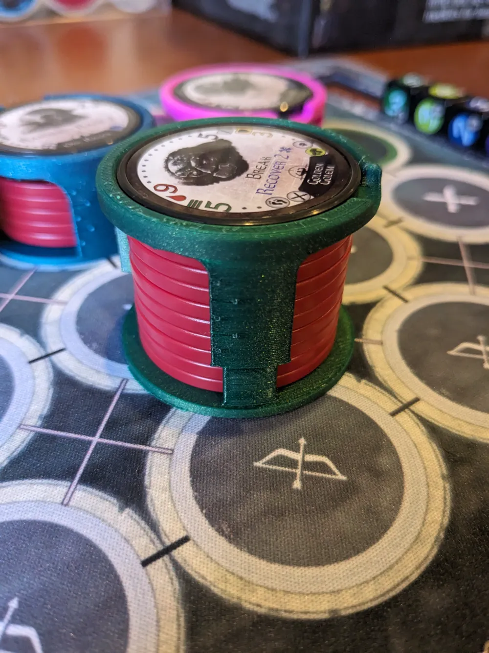 Too Many Bones Baddie / Player Chip Holder by SprocketStudios - MakerWorld