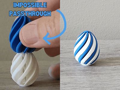 Egg Impossible Passthrough by ATRO MakerWorld: Download Free 3D Models