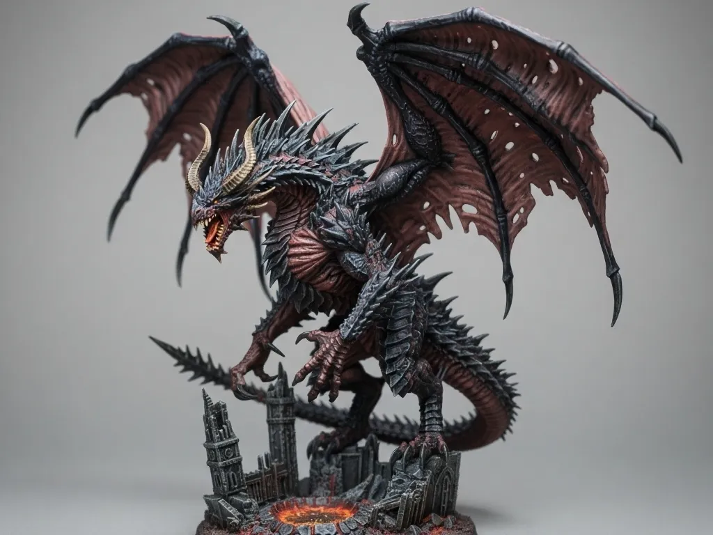 Dragon Obsidian Fury by ikxdf MakerWorld: Download Free 3D Models