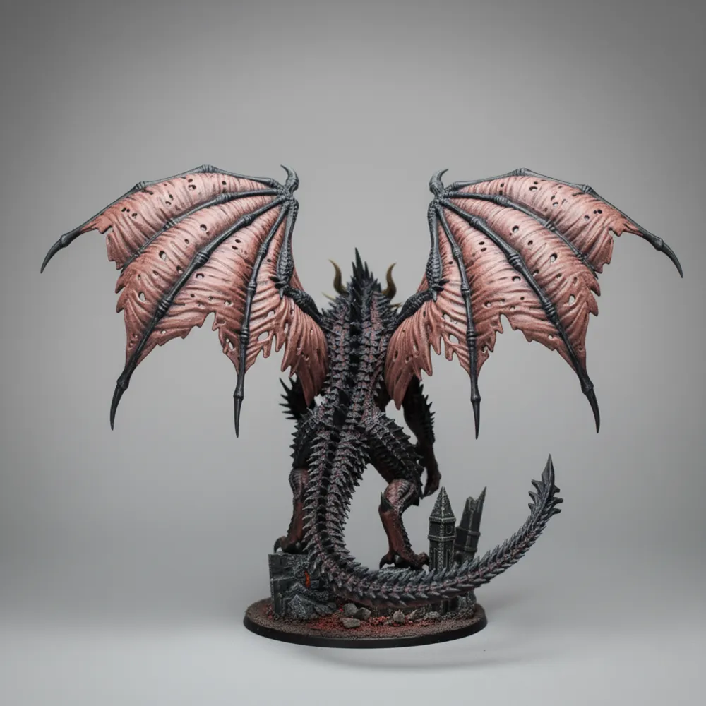 Dragon Obsidian Fury - Cathedral destroyer by ikxdf MakerWorld ...