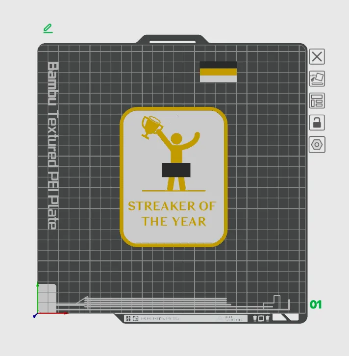 Streaker Trophy / Funny / Wall Art / sign by 3D Prints This Week ...