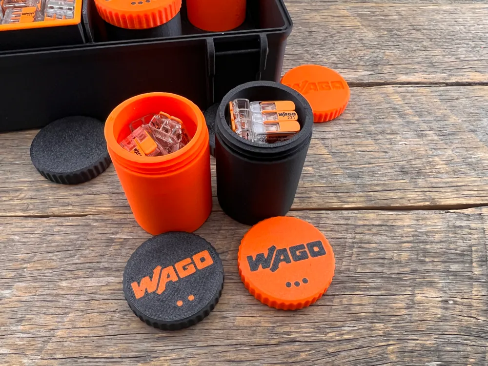 Containers and frame for WAGO Rugged Case by tgsparky77 - MakerWorld