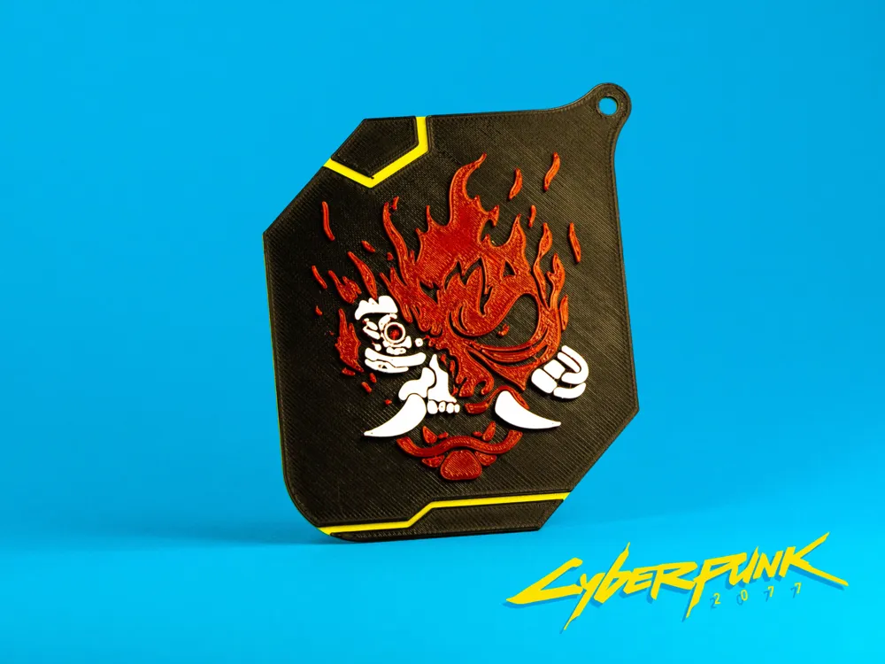 Samurai Logo Keychain - Inspired by Cyberpunk 2077 by Qris200 ...