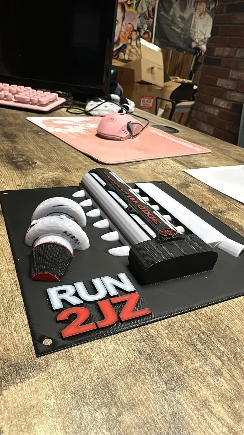 2jz 3d engine art by tropicgtiturbo - MakerWorld
