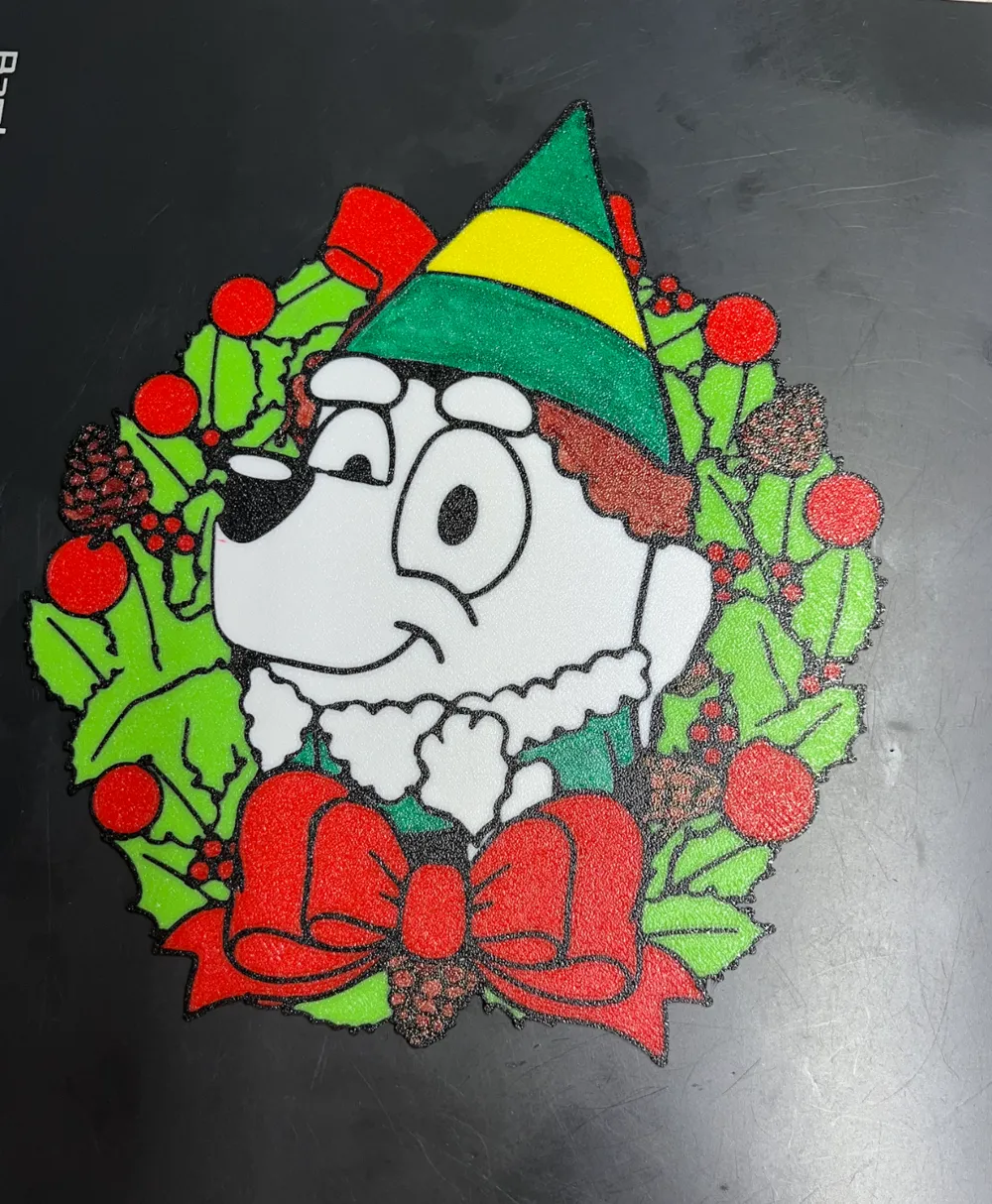 Bluey Wreath by WagZPrintZ - MakerWorld