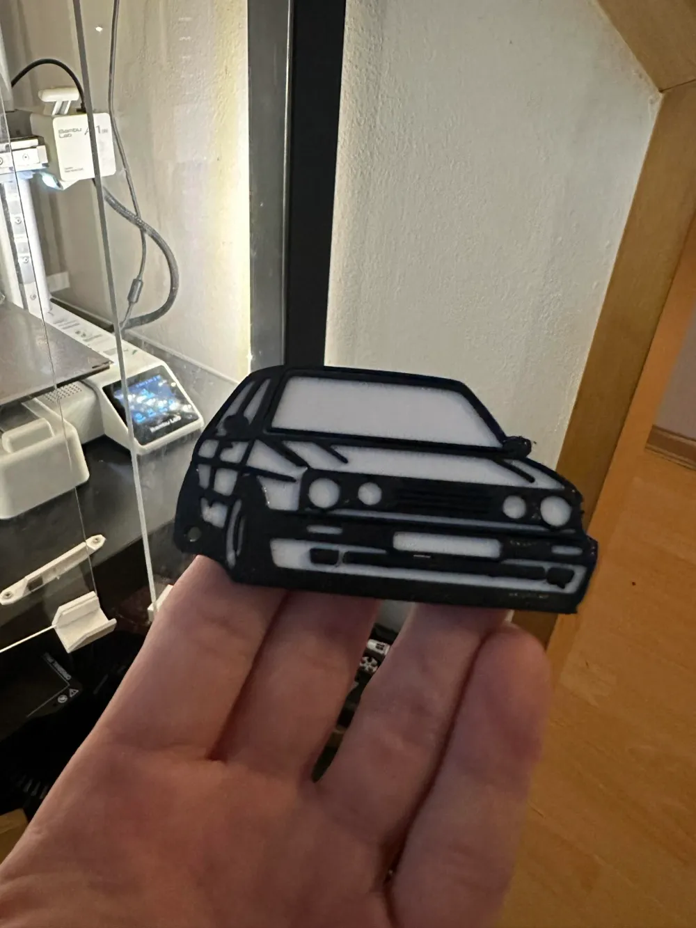 Volkswagen golf keychain two models by Kellnis3D - MakerWorld