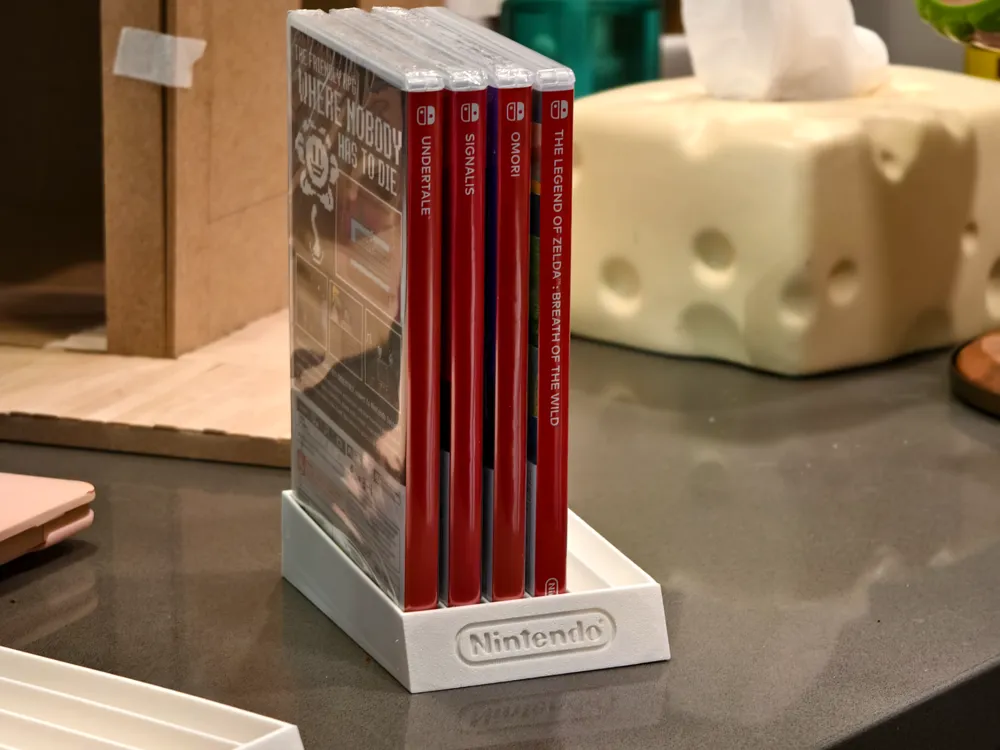 Minimalist Simple Nintendo Switch 6 Games Holder by Alca - MakerWorld