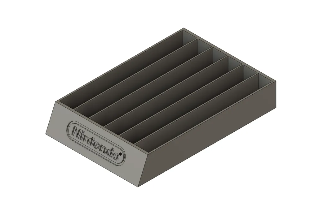 Minimalist Simple Nintendo Switch 6 Games Holder by Alca - MakerWorld