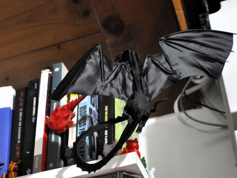 shivan dragon book nook - Free 3D Print Model - MakerWorld