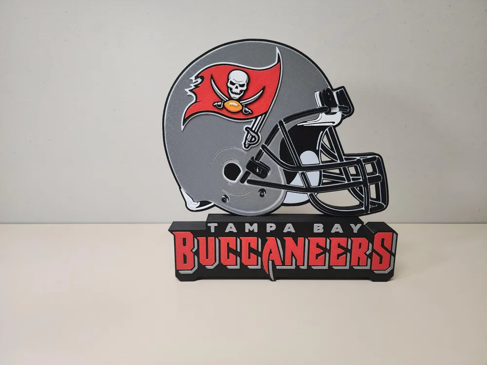 Tampa Bay Buccaneers Wall or Desk Display - Free 3D Print Model ...