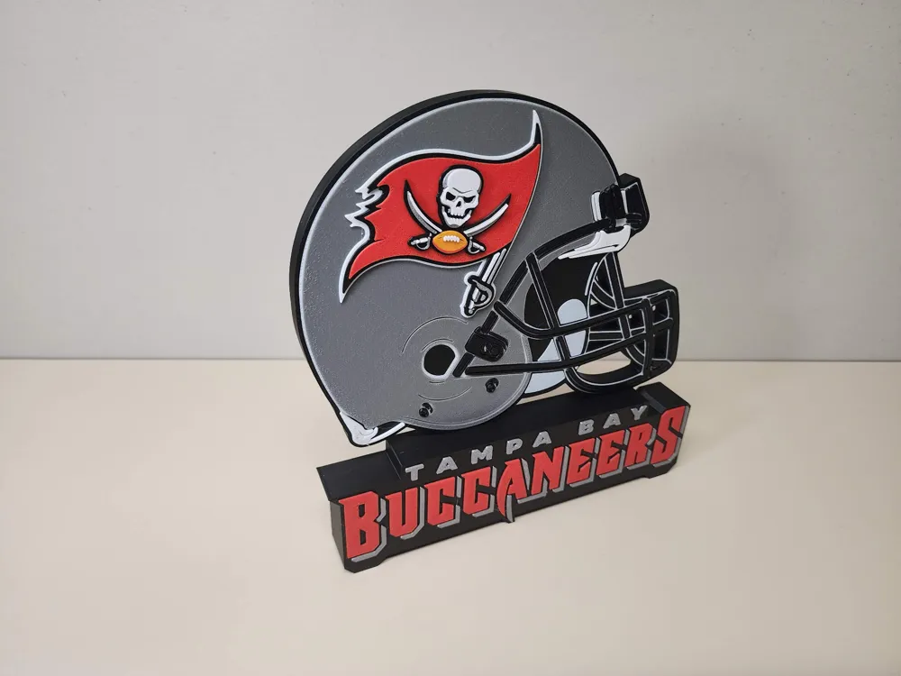 Tampa Bay Buccaneers Wall or Desk Display by briankstan - MakerWorld
