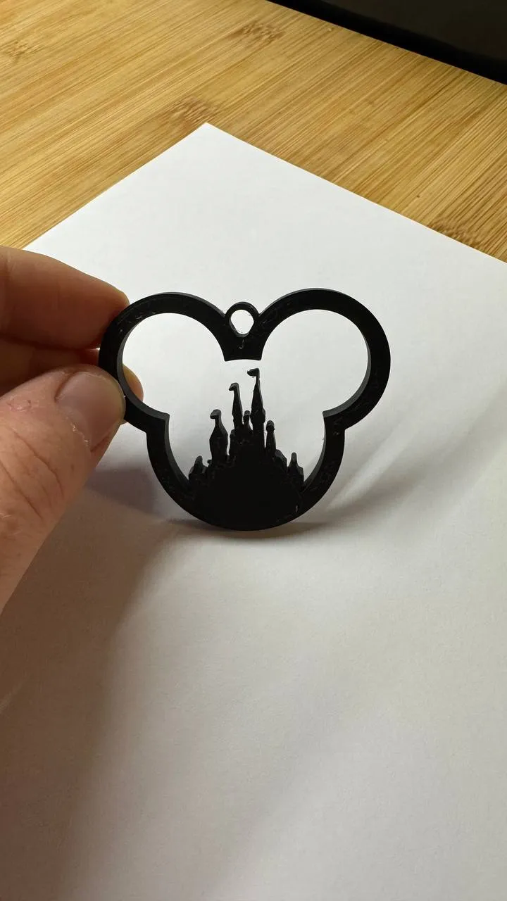 Disney Mickey Mouse Keychain by BerryMaker MakerWorld: Download Free 3D ...