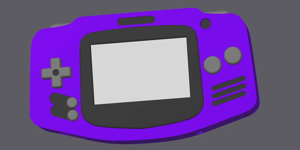 GBA FULL COLORED Remixed by MalleZ - MakerWorld