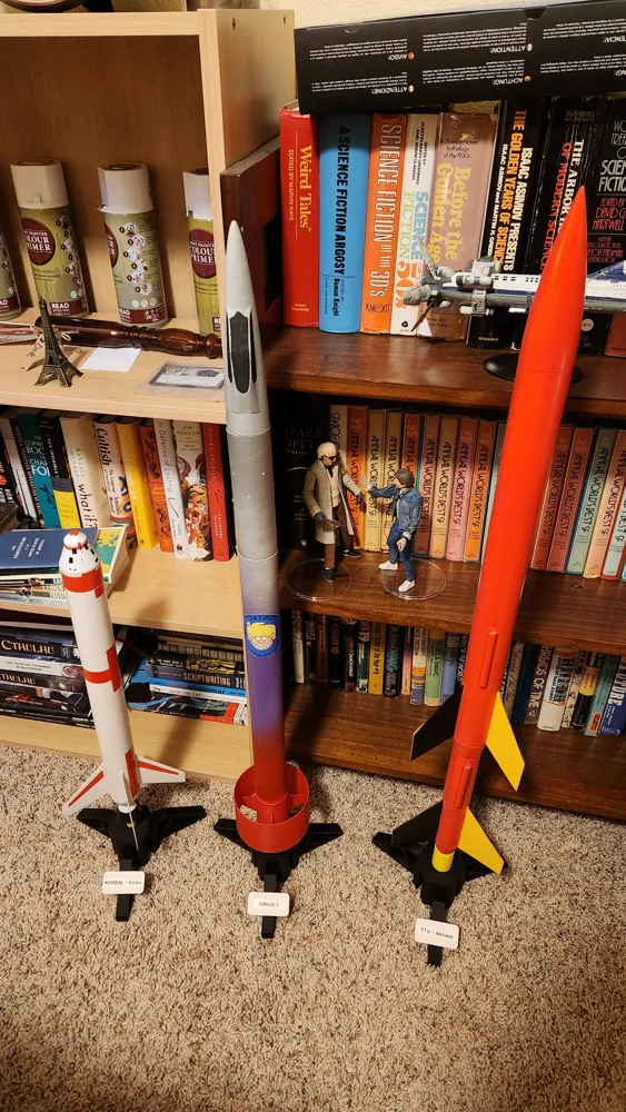 Model Rocket Display Stand (Rocket Insert Part) by DrnkenR0bot ...